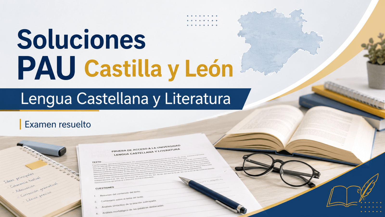 Solución examen Lengua y Literatura CYL 2026 - Academia Compartetusclases